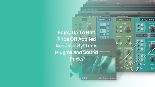 Enjoy Up To Half Price Off Applied Acoustic Systems Plugins and Sound ...