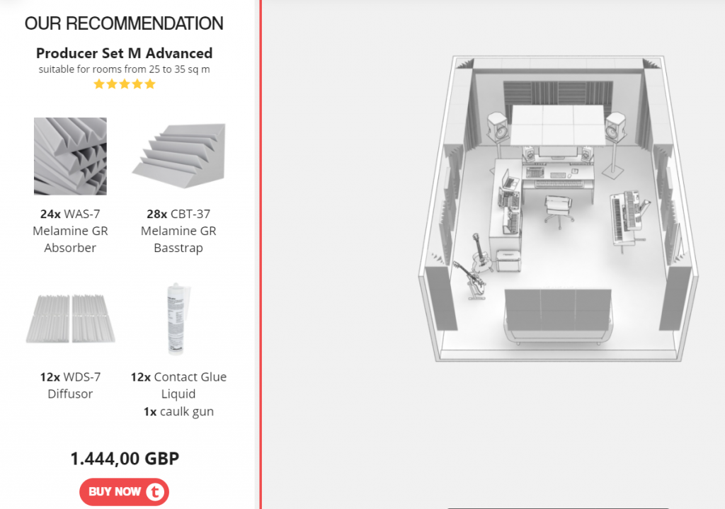 t.akustik's Room Configurator Makes Acoustic Treatment A Breeze ...