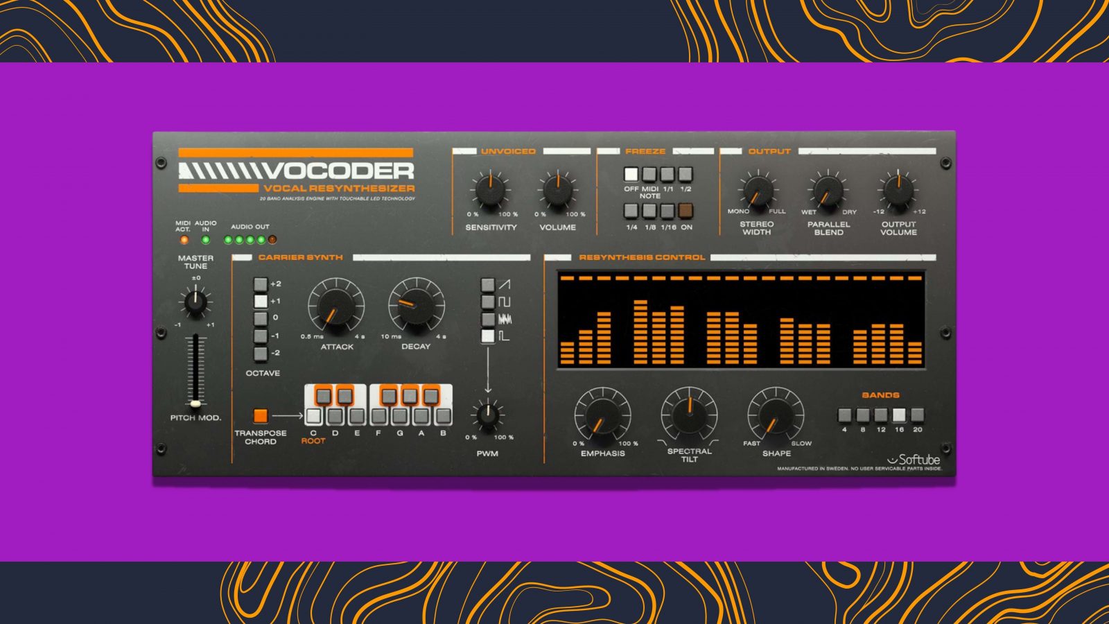 Softube Vocoder: A Vintage Vocoder For Your Digital Music - RouteNote Create Blog