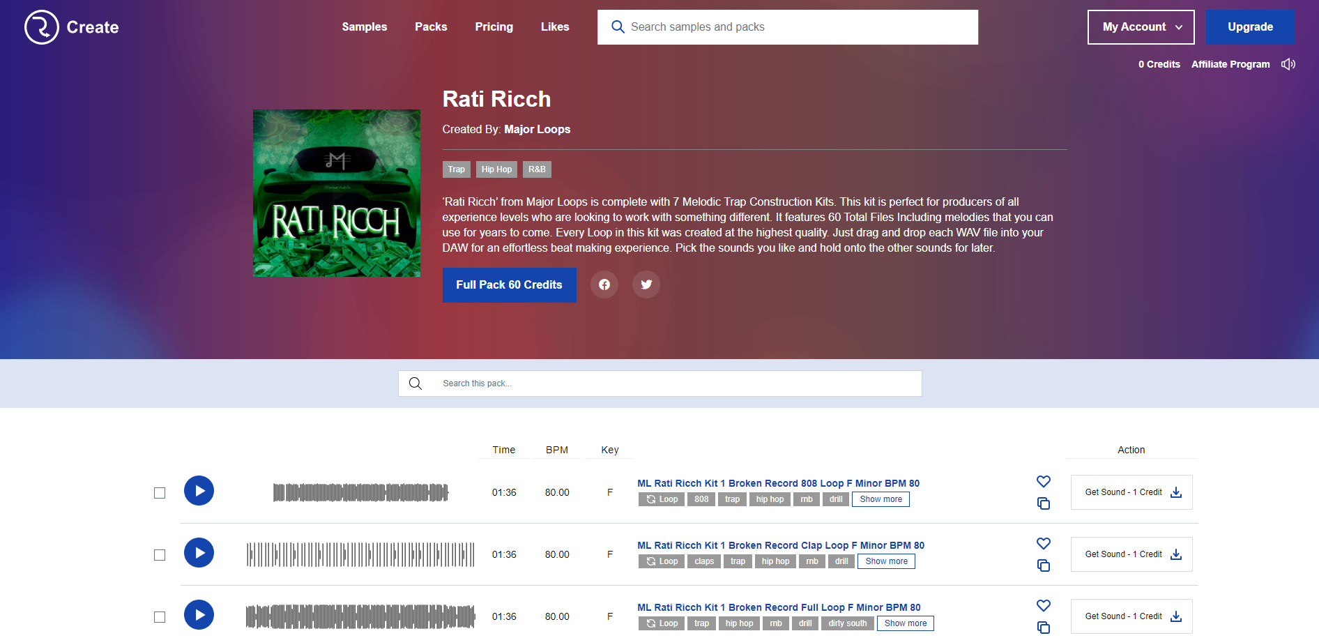 How to Download One-Shots, Loops & Sample Packs using RouteNote Create - RouteNote Create Blog