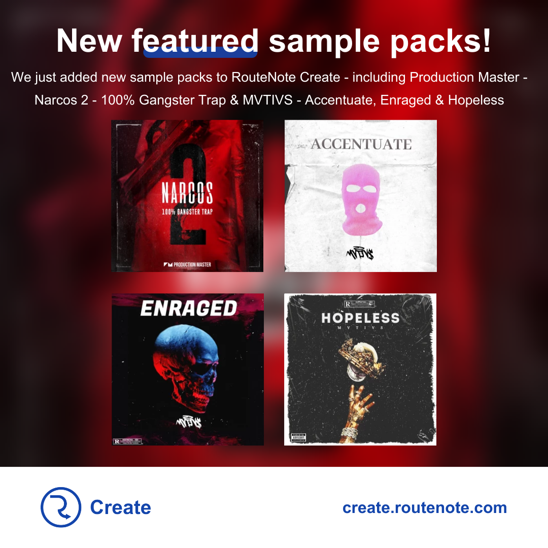 Newly featured samples this week (12/06/23) - RouteNote Create Blog