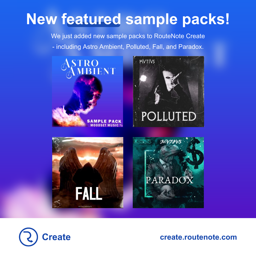 Newly featured samples this week (19/06/23) - RouteNote Create Blog