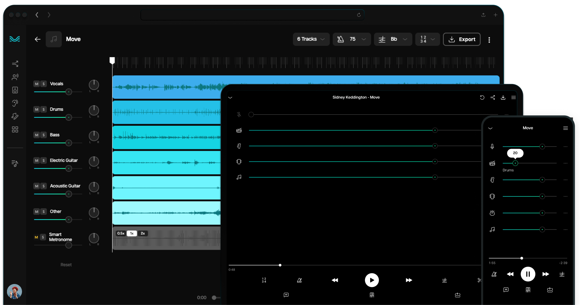 Moises AI: Multi instrument stem separation and more - RouteNote Create Blog