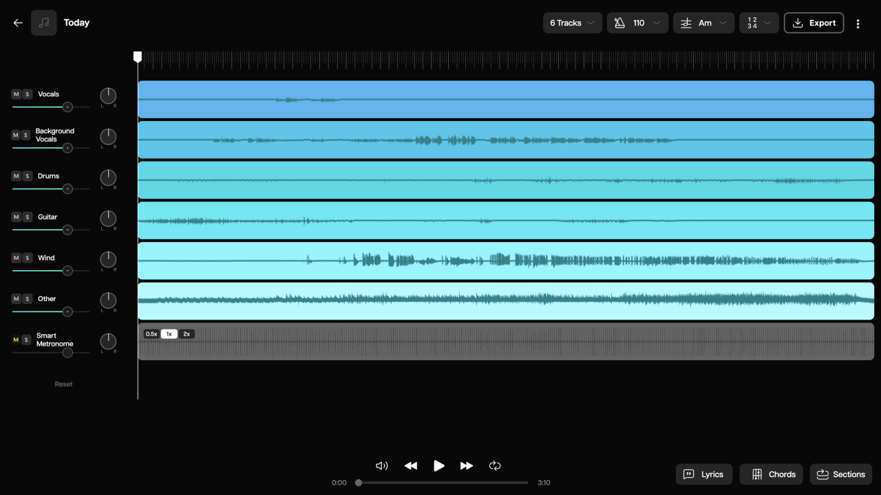 Moises AI: Multi instrument stem separation and more - RouteNote Create Blog