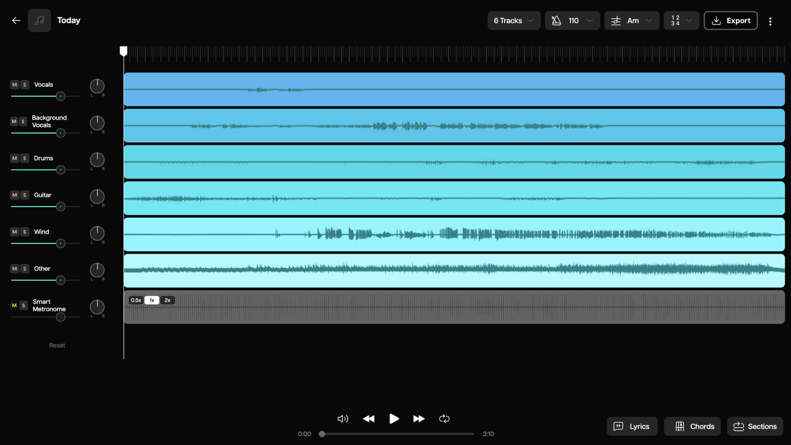 Moises AI: Multi instrument stem separation and more - RouteNote Create ...